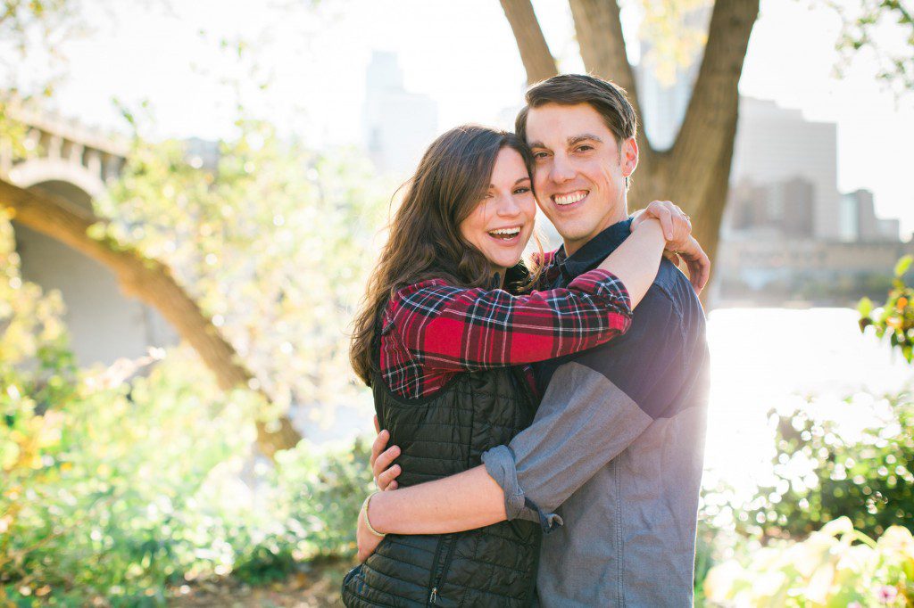 Emily+Jack // Engaged! // St. Anthony Main Minneapolis
