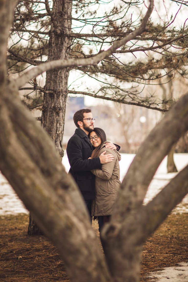 Amy + Ethan // Engaged // Stone Arch Bridge Mpls, MN