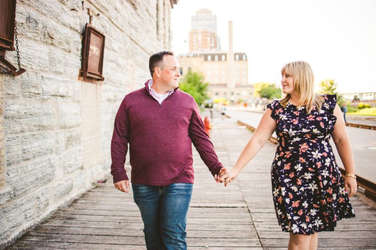 Abbe + Ryan // Engaged // Stone Arch Bridge