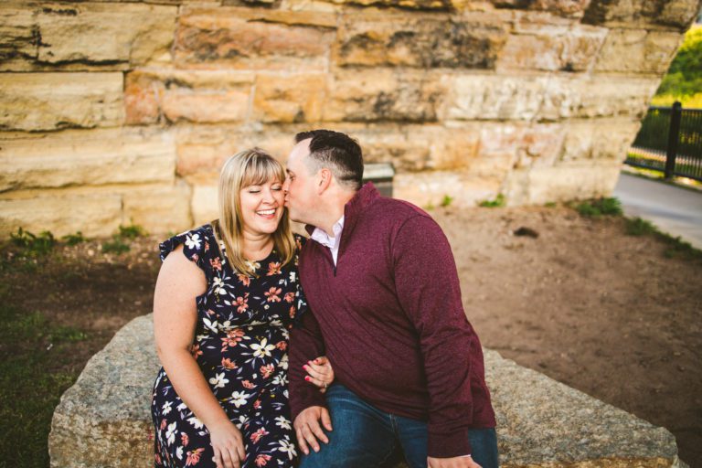 Abbe + Ryan // Engaged // Stone Arch Bridge