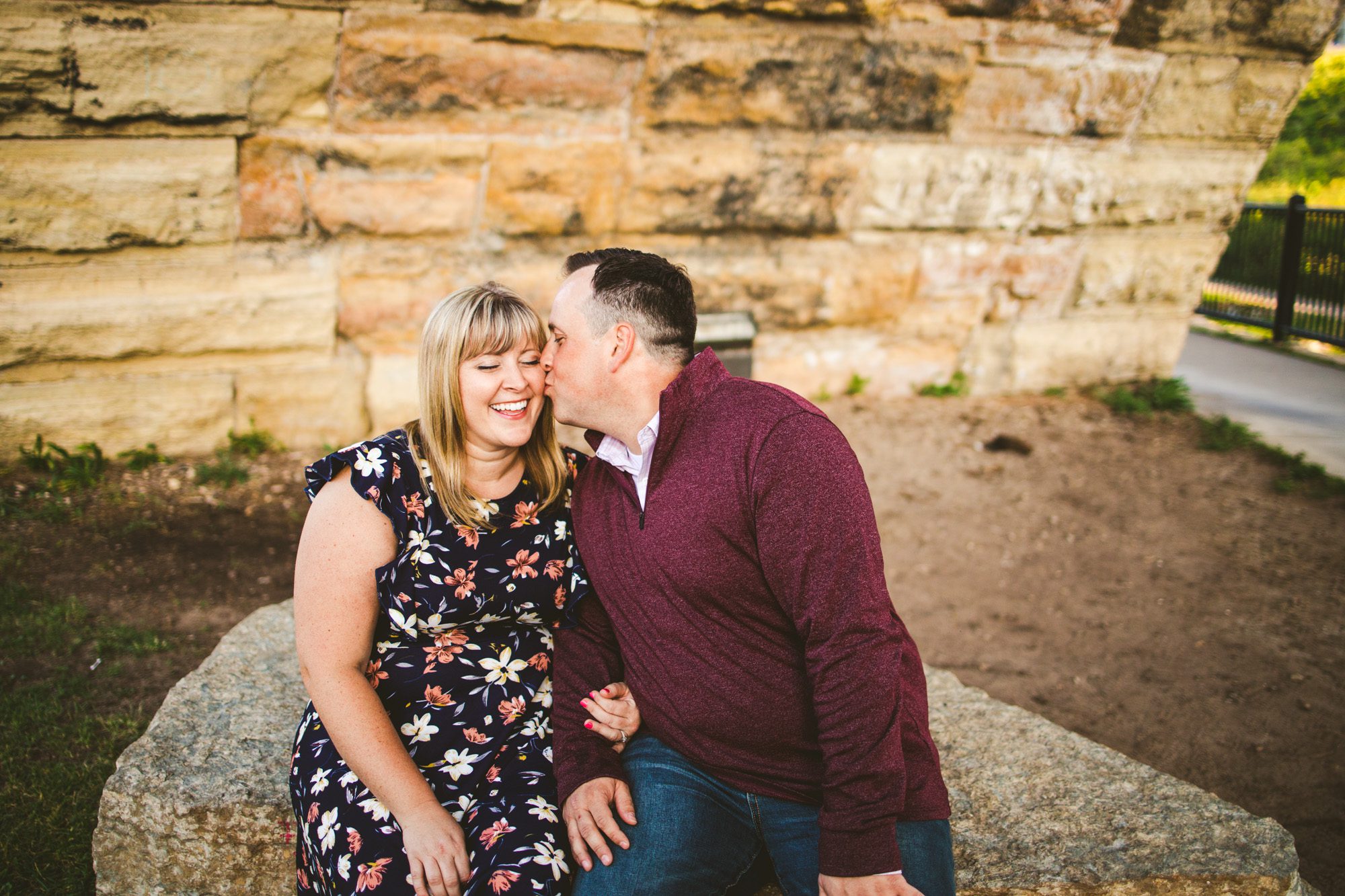 Abbe + Ryan // Engaged // Stone Arch Bridge