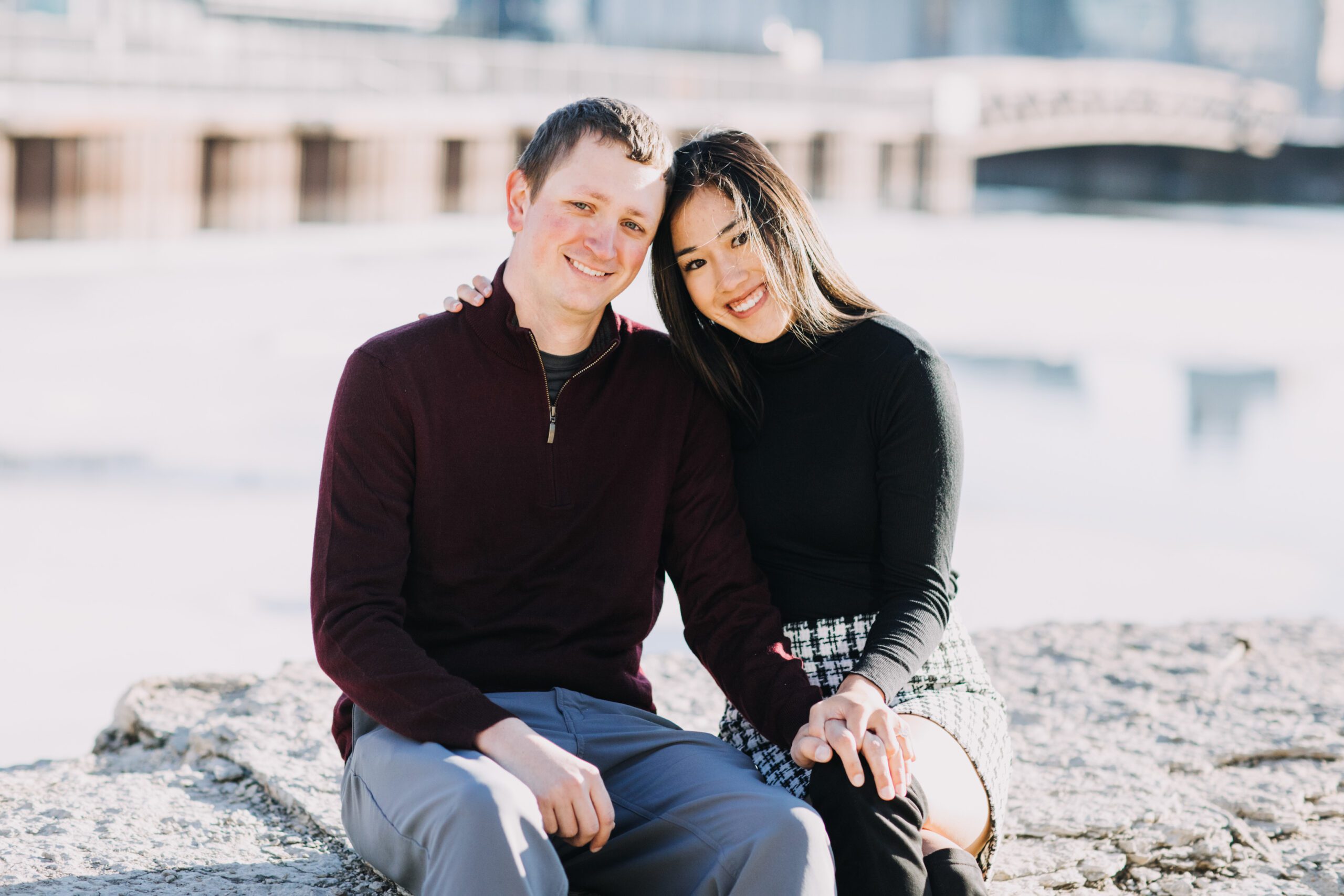 Andree + Tyler : Engaged : St Anthony Main - Minneapolis