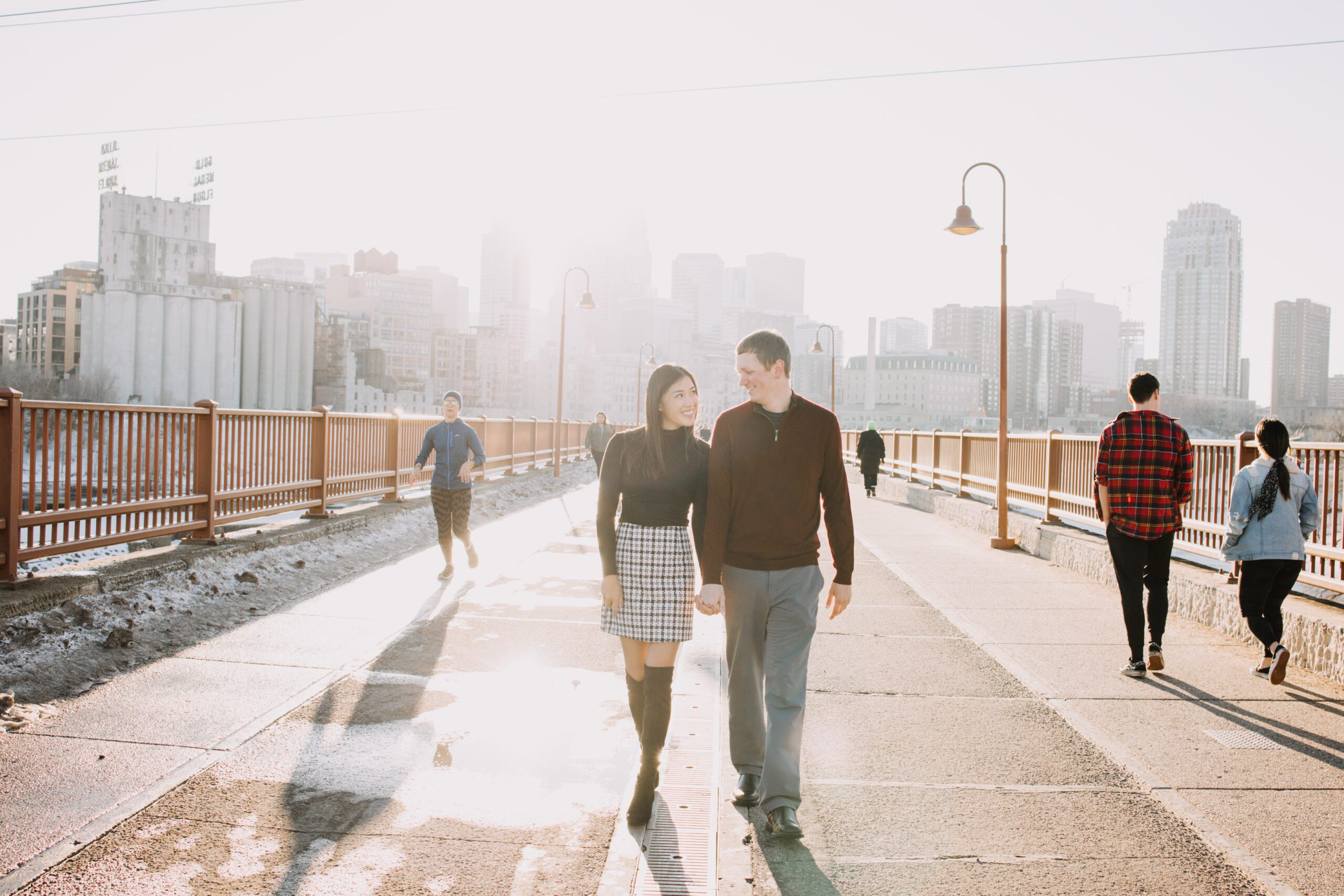 Andree + Tyler : Engaged : St Anthony Main - Minneapolis